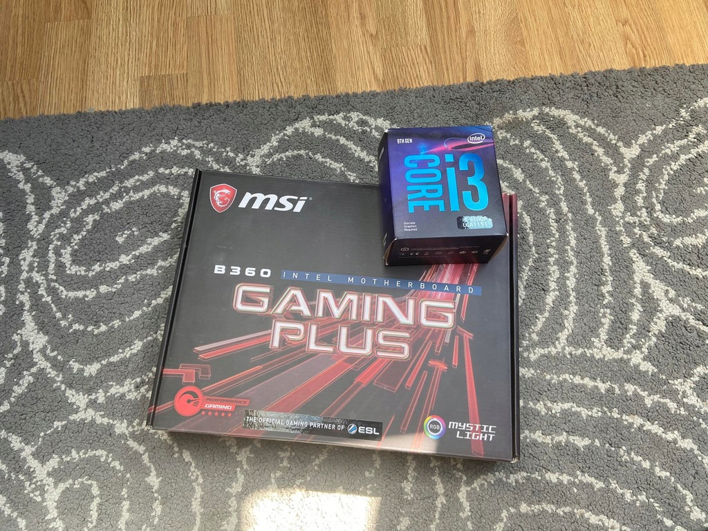 Płyta Główna Msi B360 gaming plus + i3 9100f - 13650618305 - oficjalne ...