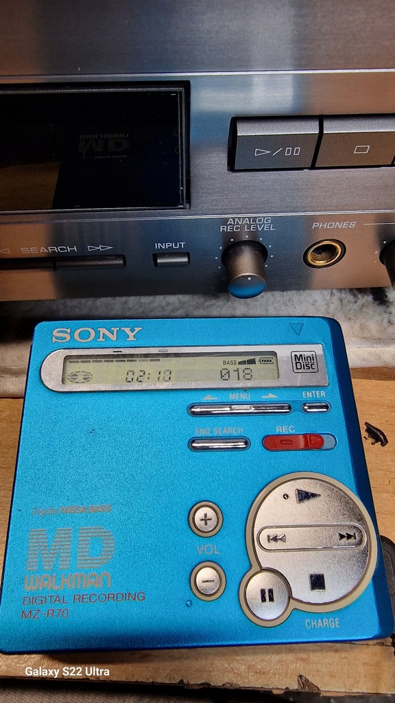 Walkman MD Sony MZ-R70 + pilot rm mz3r - 13640730995 - oficjalne ...