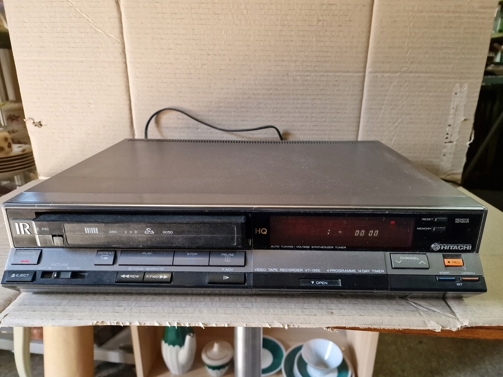 Magnetowid VHS Hitachi VT-126E video odtwarzacz - 13719206343 - oficjalne archiwum Allegro