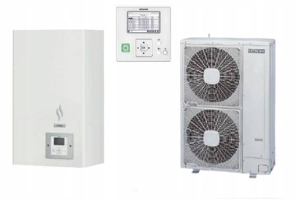 Pompa Ciepła Hitachi YUTAKI S 11kW 1-F RWM+RAS - 9661614168 - oficjalne archiwum Allegro