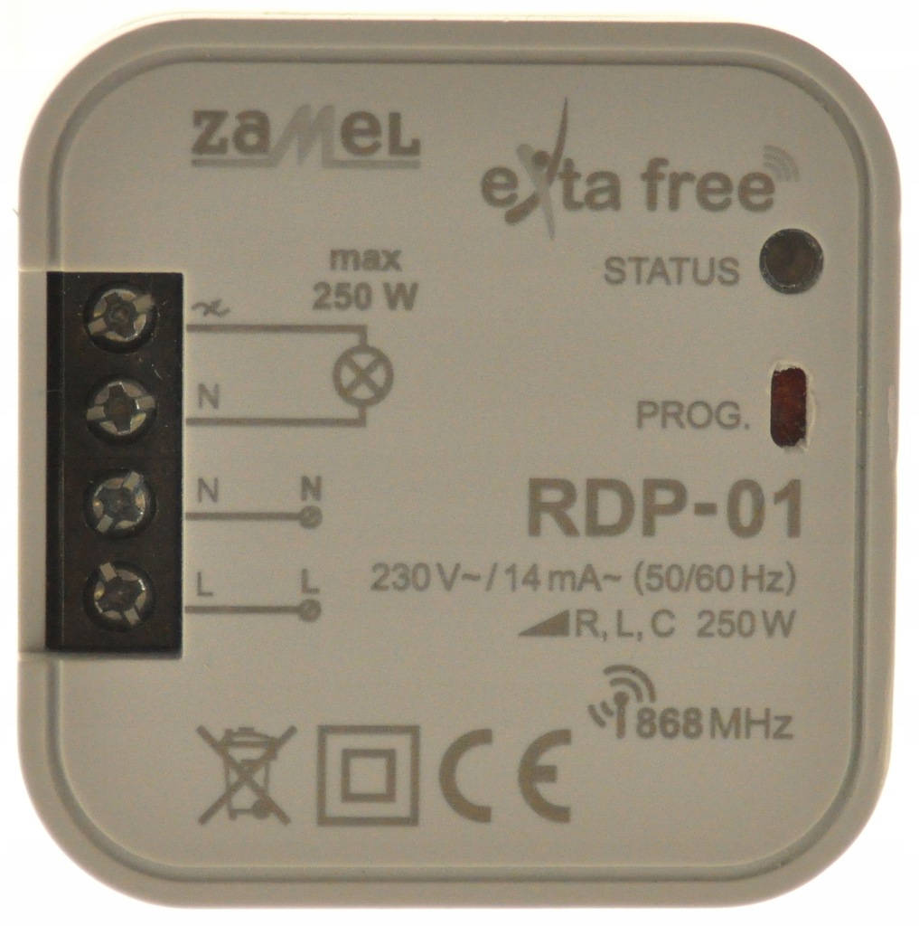 Radiowy ściemniacz dopuszkowy Zamel RDP-01 - 12645912593 - oficjalne ...