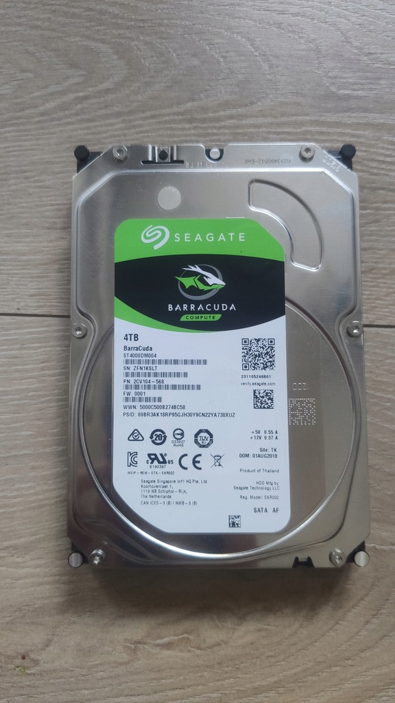 Dysk HDD Seagate BarraCuda 4TB SATA 3,5 cala - 12847805870 - oficjalne ...