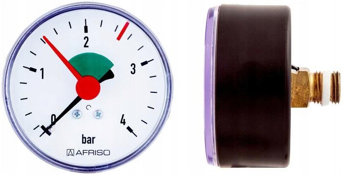MANOMETR AXIALNY TYLNY 3/8 63mm 0-4 BAR HZ AFRISO - 12707759441 - oficjalne archiwum Allegro