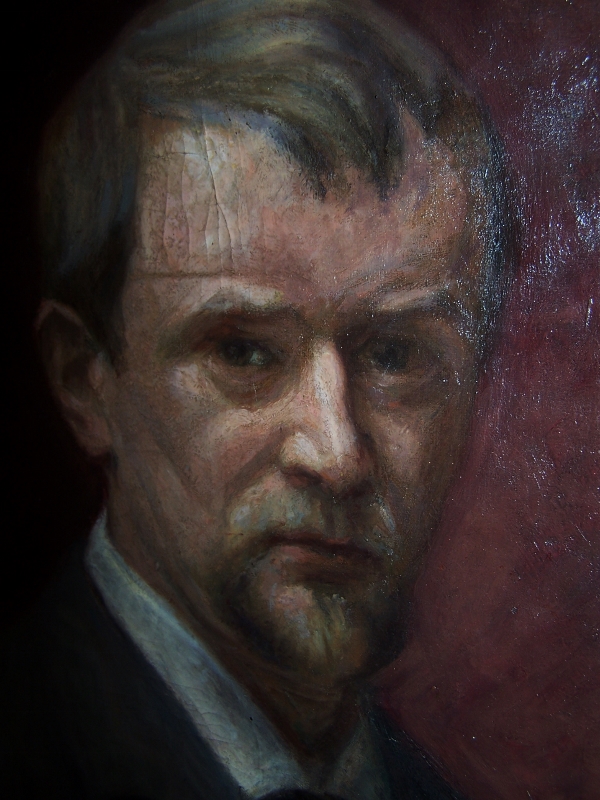 ORYGINAŁ AUKCYJNY AUTOPORTRET VILHELM TETENS 1920 - 7886343751 ...