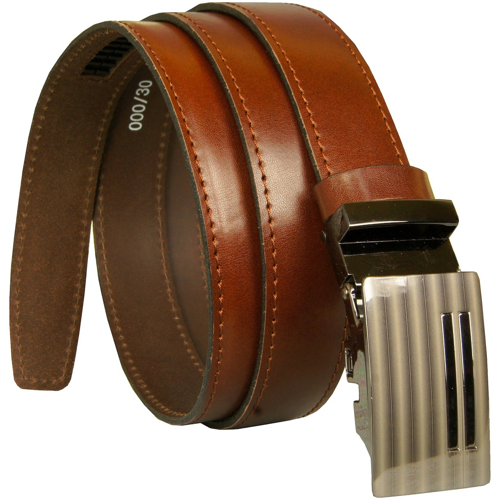 POLSKI SKÓRZANY PASEK MĘSKI SKÓRA AUTOMAT ~JAKOŚĆ~ - 7251503754 ...