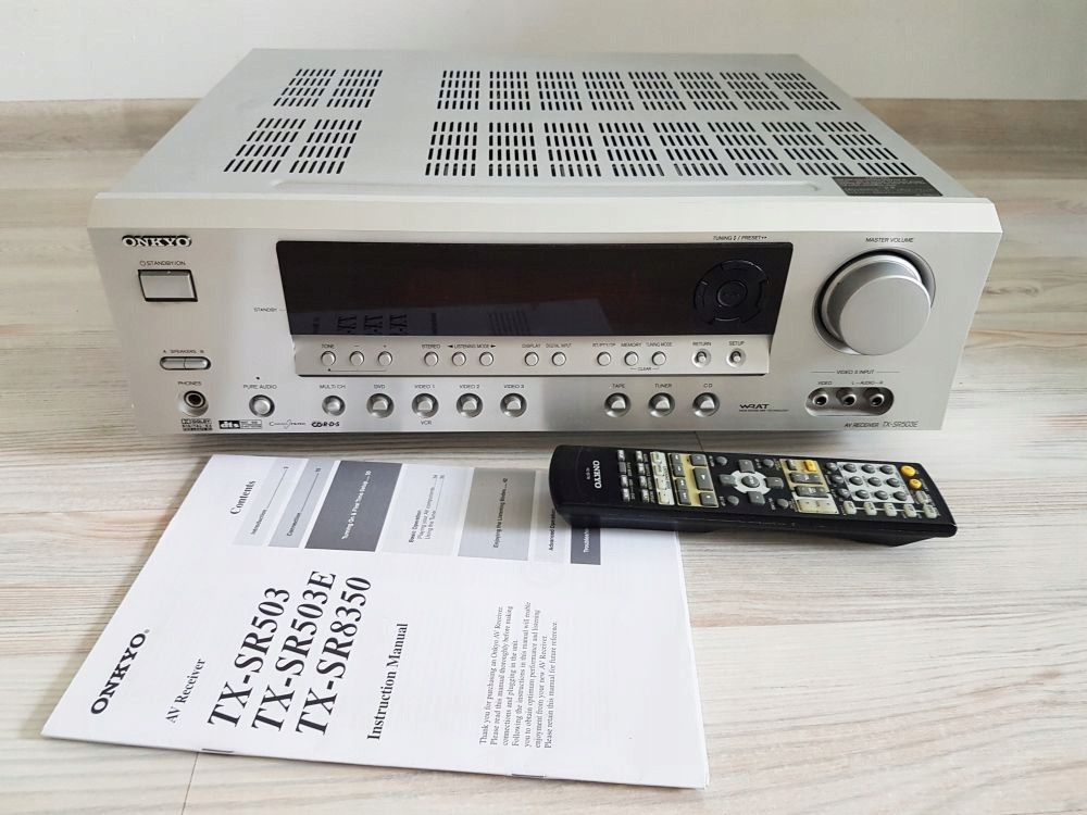 AMPLITUNER 7.1 ONKYO TX-SR503E z pilotem - 11466314049 - oficjalne archiwum Allegro