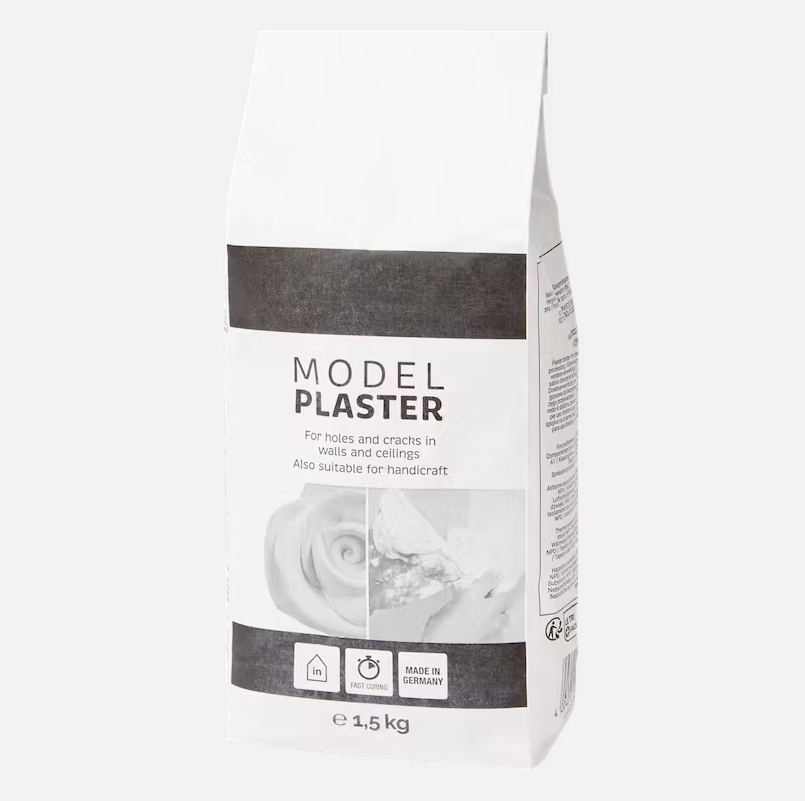 GIPS MODELARSKI MODELOWY DO ODLEWÓW 1,5 KG BIAŁY - 13483939023 ...
