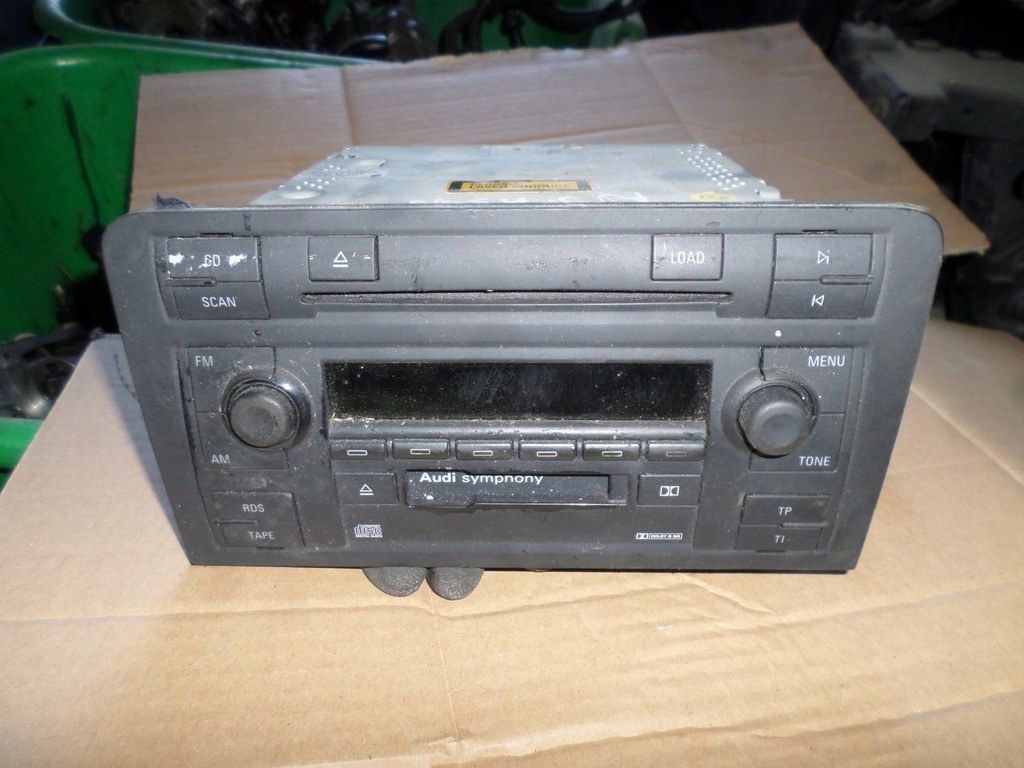 RADIO CD SYMPHONY AUDI A3 8P + KOD - 8915150279 - oficjalne archiwum Allegro