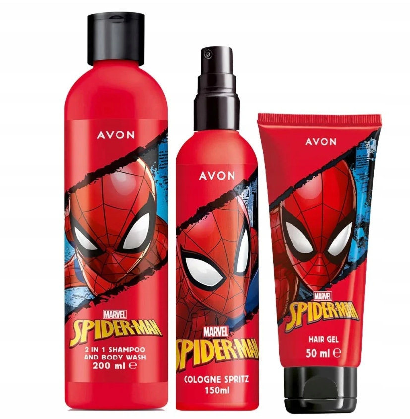 AVON KIDS MARVEL SPIDER-MAN ZESTAW KOSMETYKÓW 3SZT - 12682603388 ...