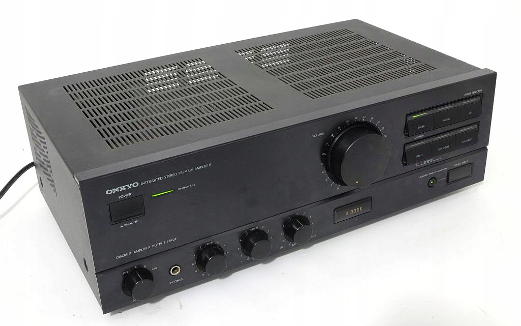 ONKYO A-8000 FIRMOWY WZMACNIACZ STEREO - 17356218026 - oficjalne archiwum Allegro