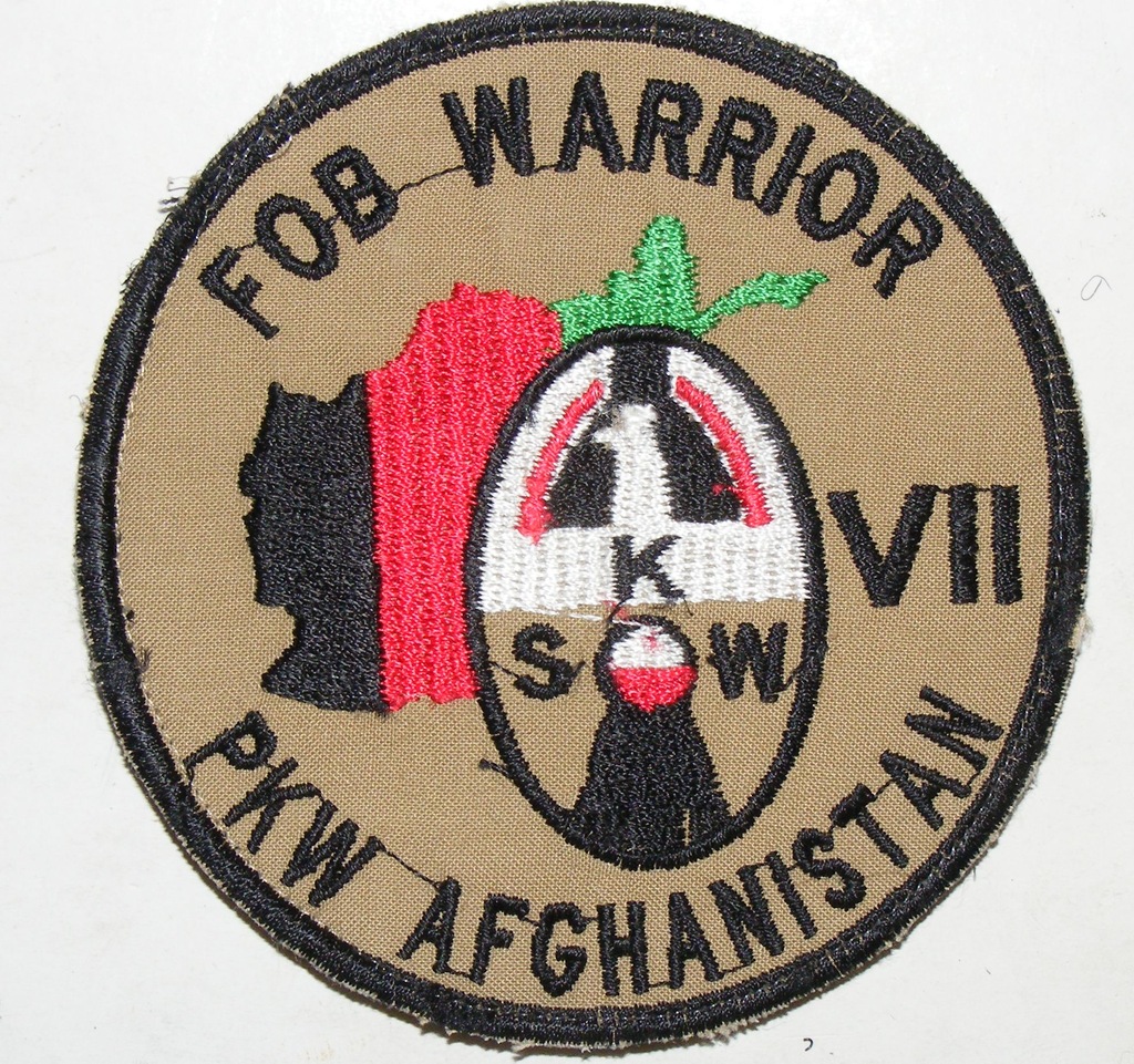 ISAF VII FOB WARRIOR SŁUŻBA KONTRWYWIADU WOJSKOWEG - 11875476995 ...