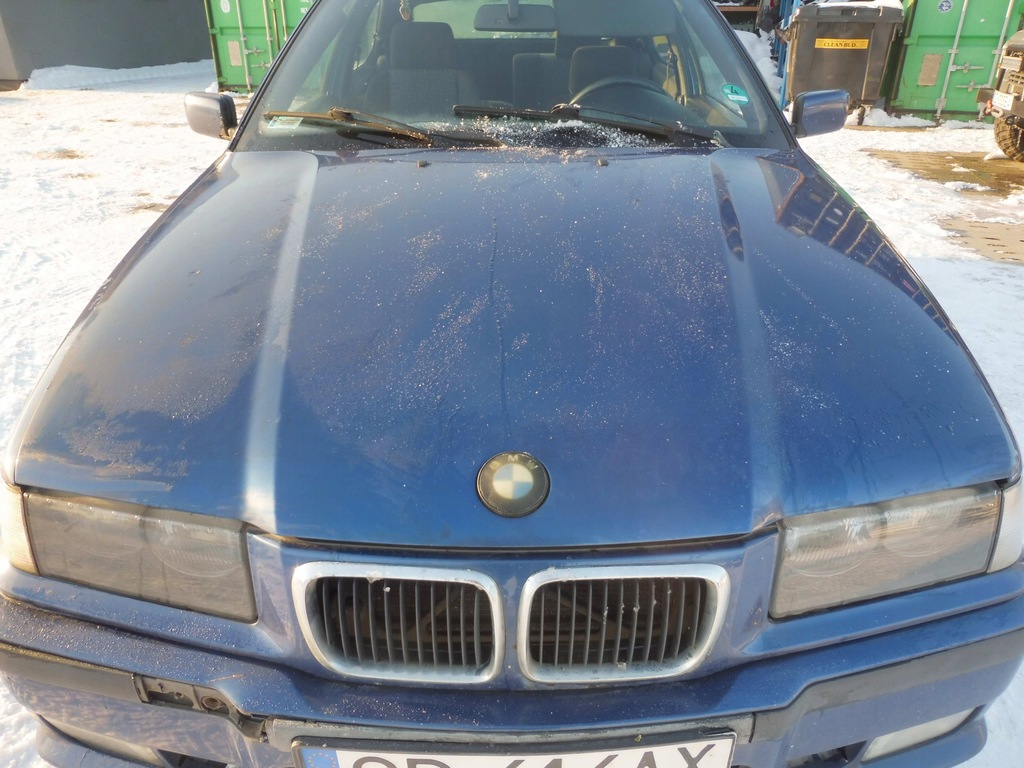 Bmw E36 maska sedan kombi compact AVUSBLAU 276/5 - 10252999663 - oficjalne archiwum Allegro