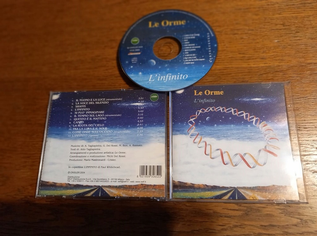 Le Orme - L'infinito oryg Crisler - 11133843301 - oficjalne archiwum Allegro