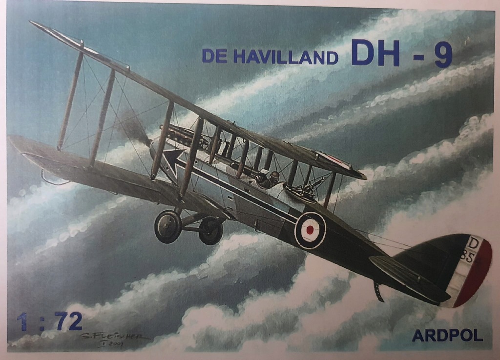 De Havilland DH-9 - skala 1/72 ARDPOL - 12831488901 - oficjalne ...