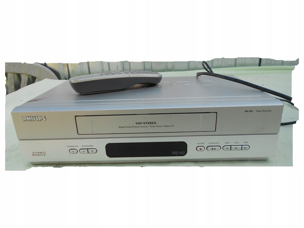 Magnetowid VHS PHILIPS - 12725589753 - oficjalne archiwum Allegro