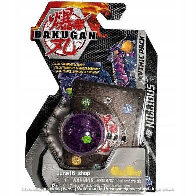 BAKUGAN MYTHIC PACK - NILLIOUS - 12896103348 - oficjalne archiwum Allegro