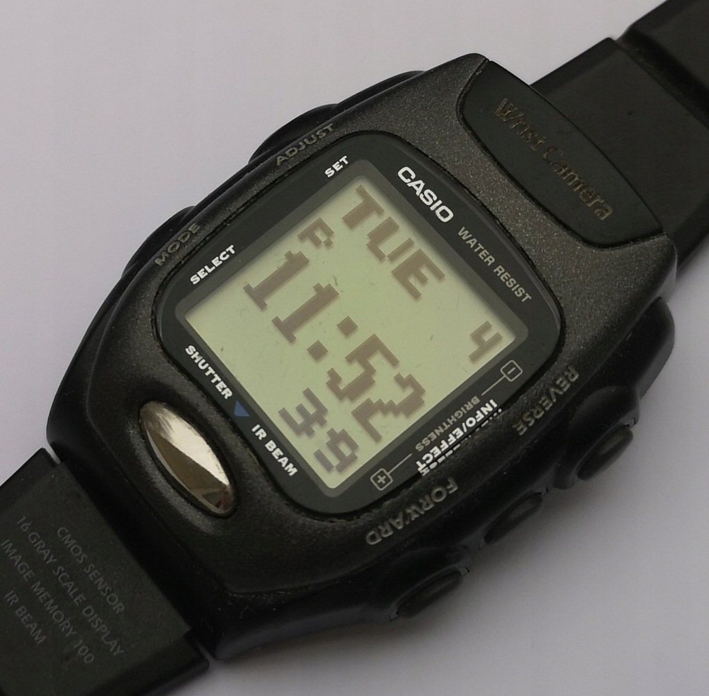Casio WQV-2 Wrist Camera Vintage UNIKAT - 12933697504 - oficjalne ...