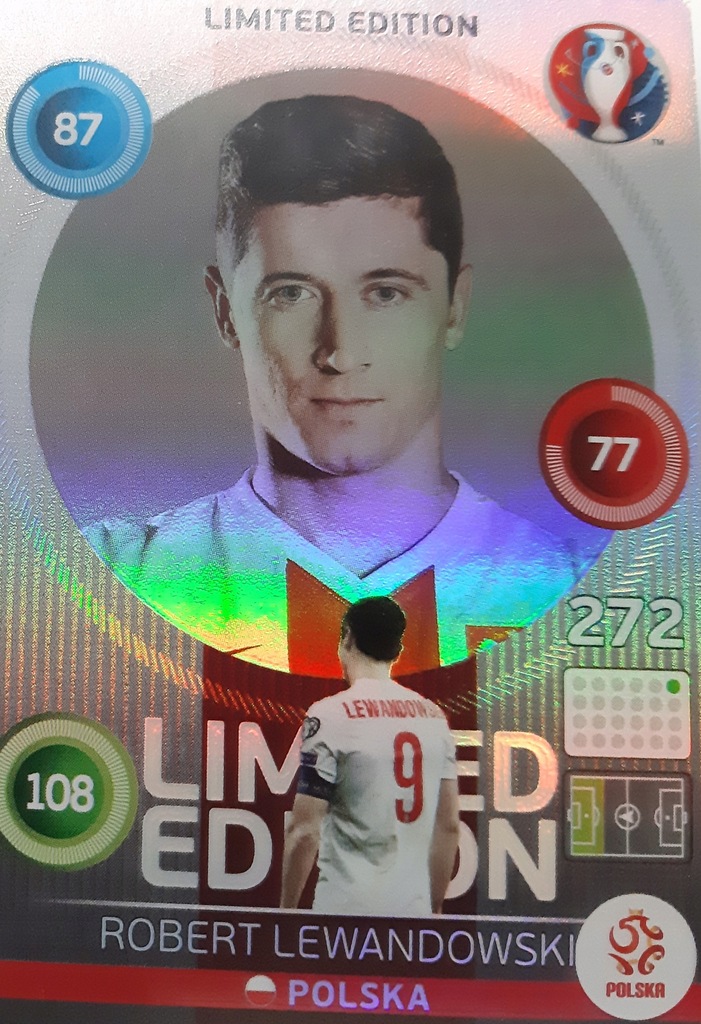 Panini FIFA Robert Lewandowski LIMITED EDITION - 11810240620 - oficjalne archiwum Allegro