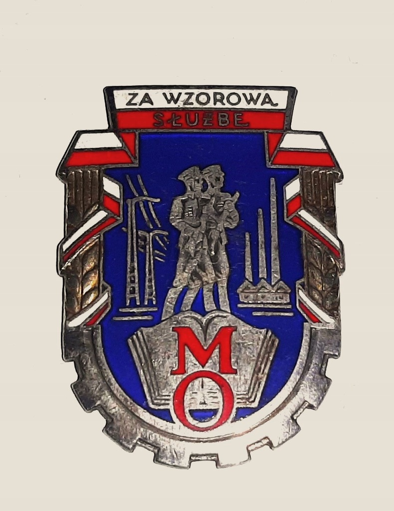 ZA WZOROWĄ SŁUŻBĘ W MO - MILICJA OBYWATELSKA PRL - 15355893467 ...