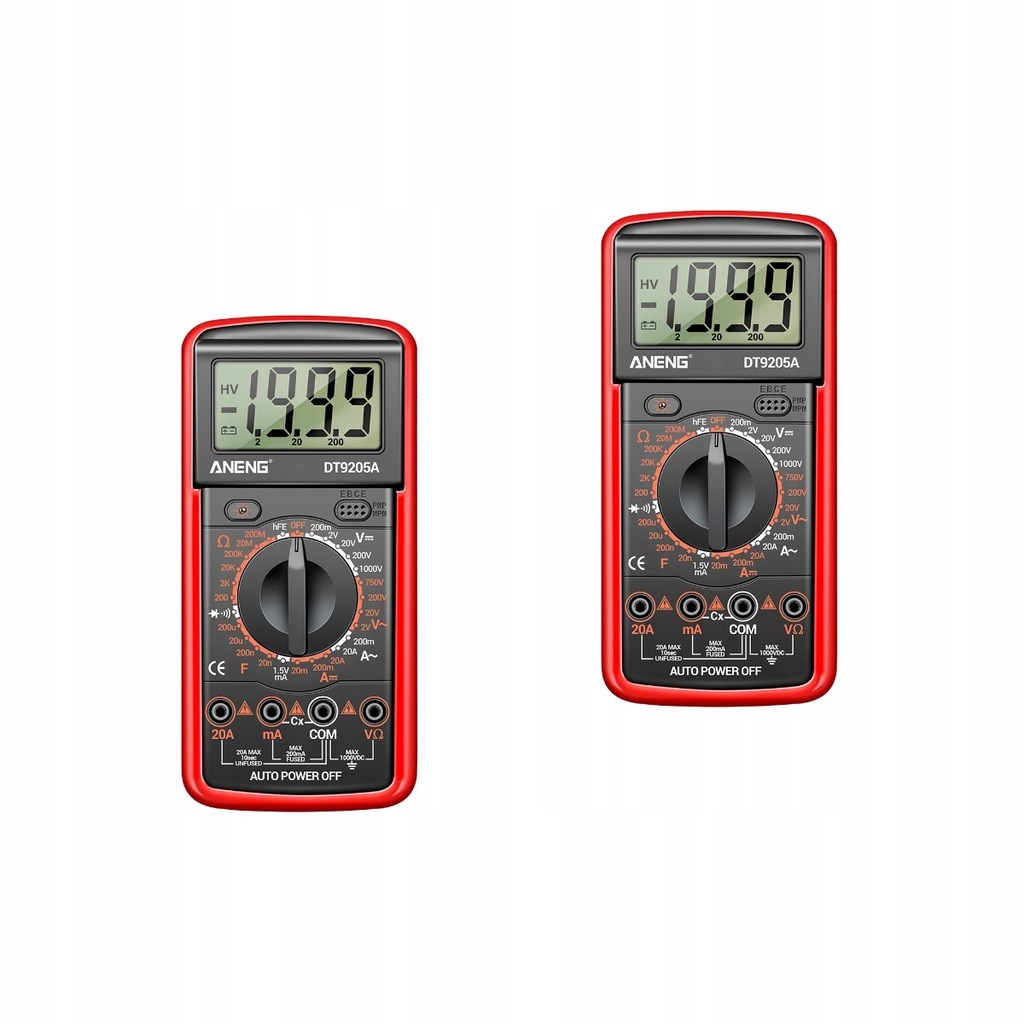 Voltage Current Auto Battery Tester Meter 2 Pack - 14026098085 ...