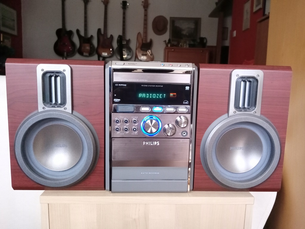 Mikrowieża Philips MCM 760 z kolumnami USB MP3 - 13366278241 ...