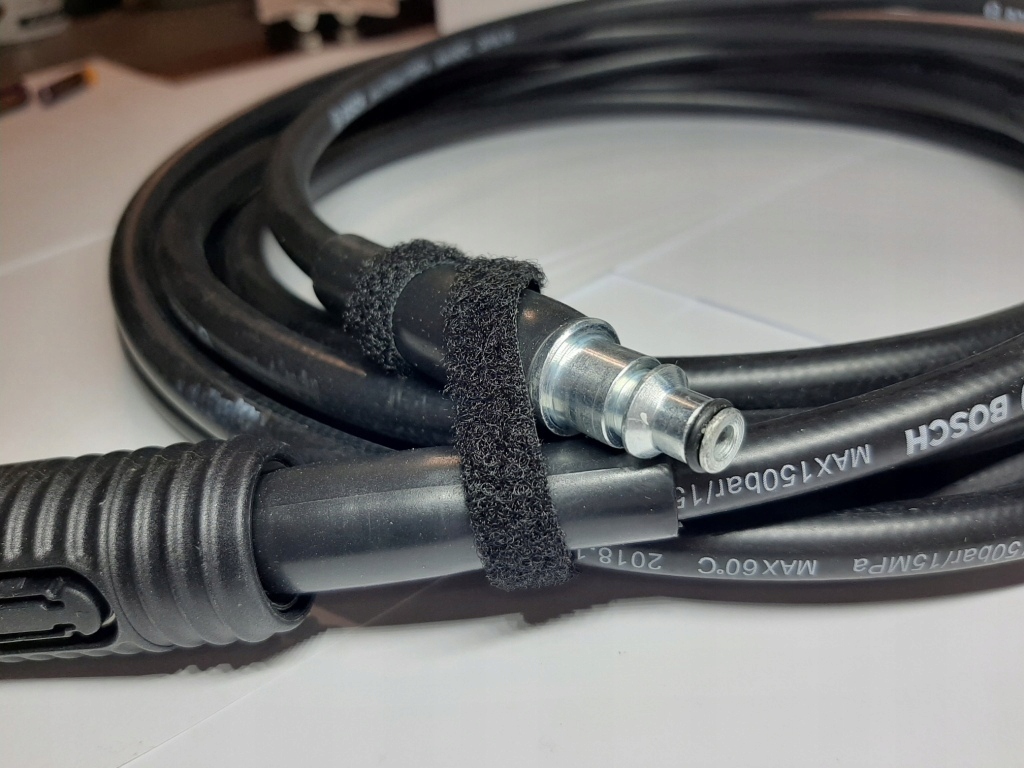 WĄŻ DO MYJKI CIŚNIENIOWEJ BOSCH MAX 150BAR/15MPa - 8790873427 - oficjalne archiwum Allegro