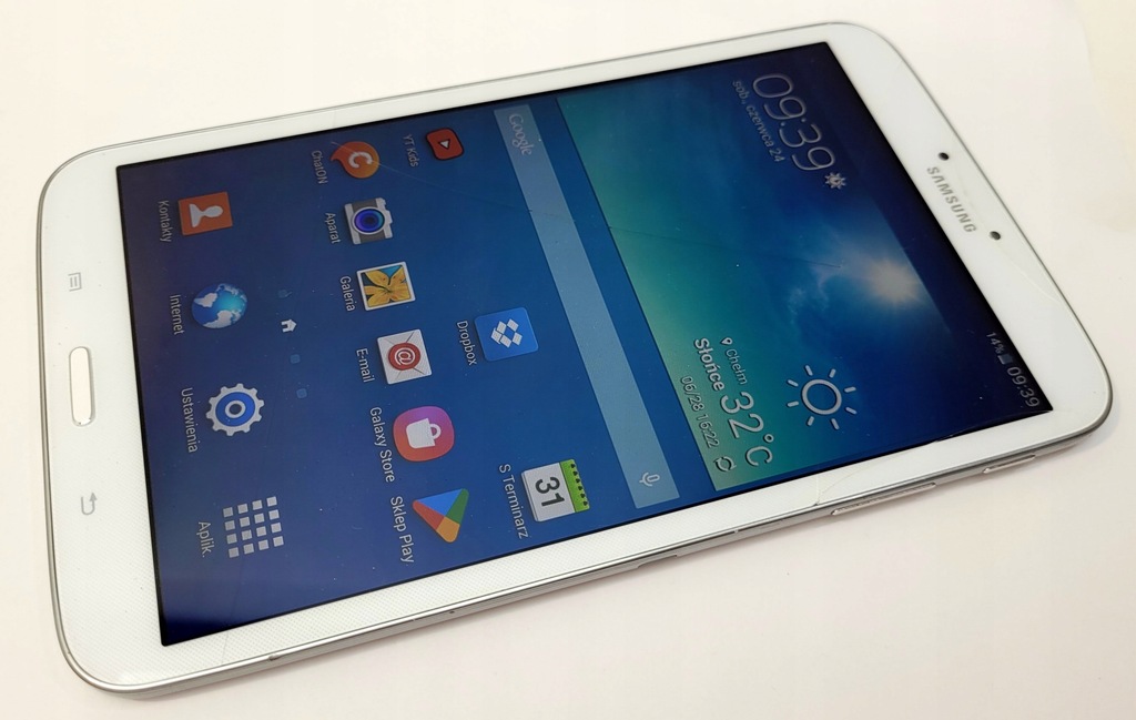 Tablet Samsung GALAXY TAB 3 SM-T310 OPIS P - 13901870923 - oficjalne ...