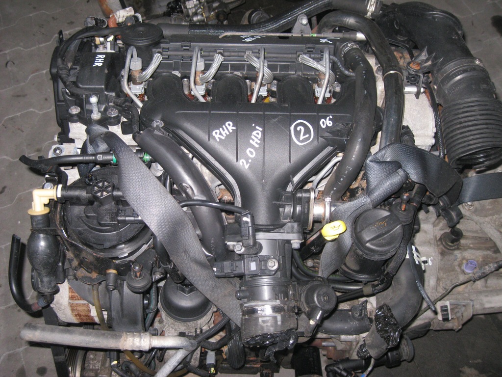 SILNIK RHR 2.0 HDI 16V CITROEN PEUGEOT KOMPLETNY - 12001523331 - oficjalne archiwum Allegro