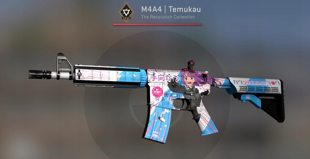 Skin CS:GO / M4A4 Temukau - Minimal Wear - 14142928025 - oficjalne archiwum Allegro