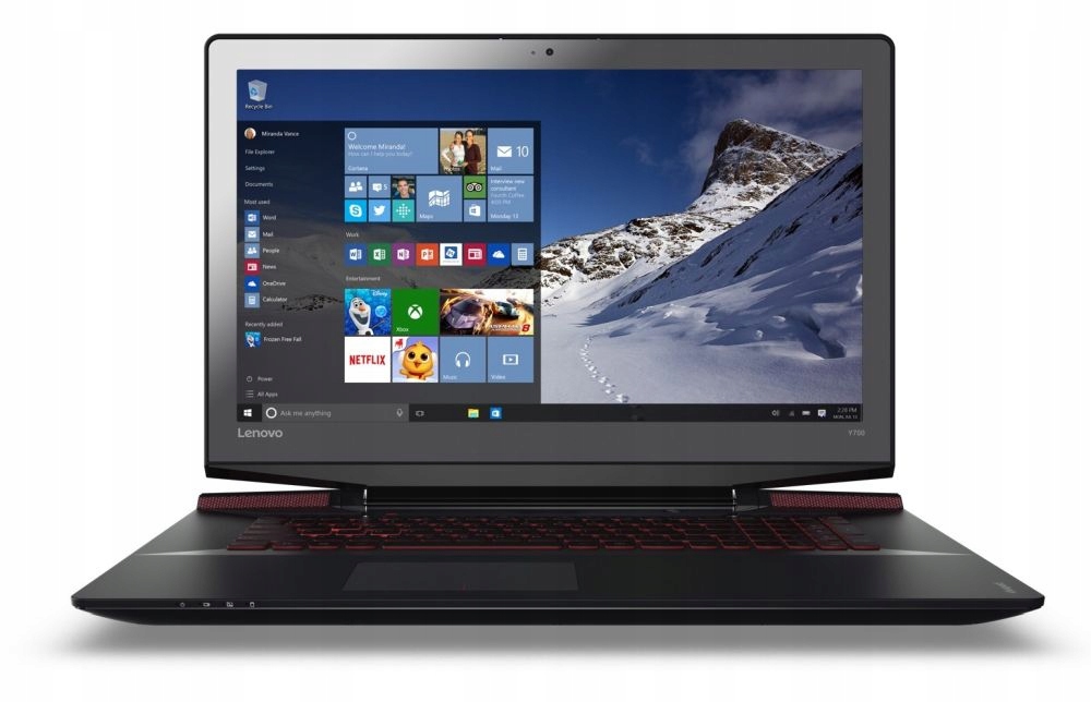 Lenovo Y700-17 i5 16GB 256SSD+1TB GTX960 W10PRO - 11674944570 - oficjalne archiwum Allegro
