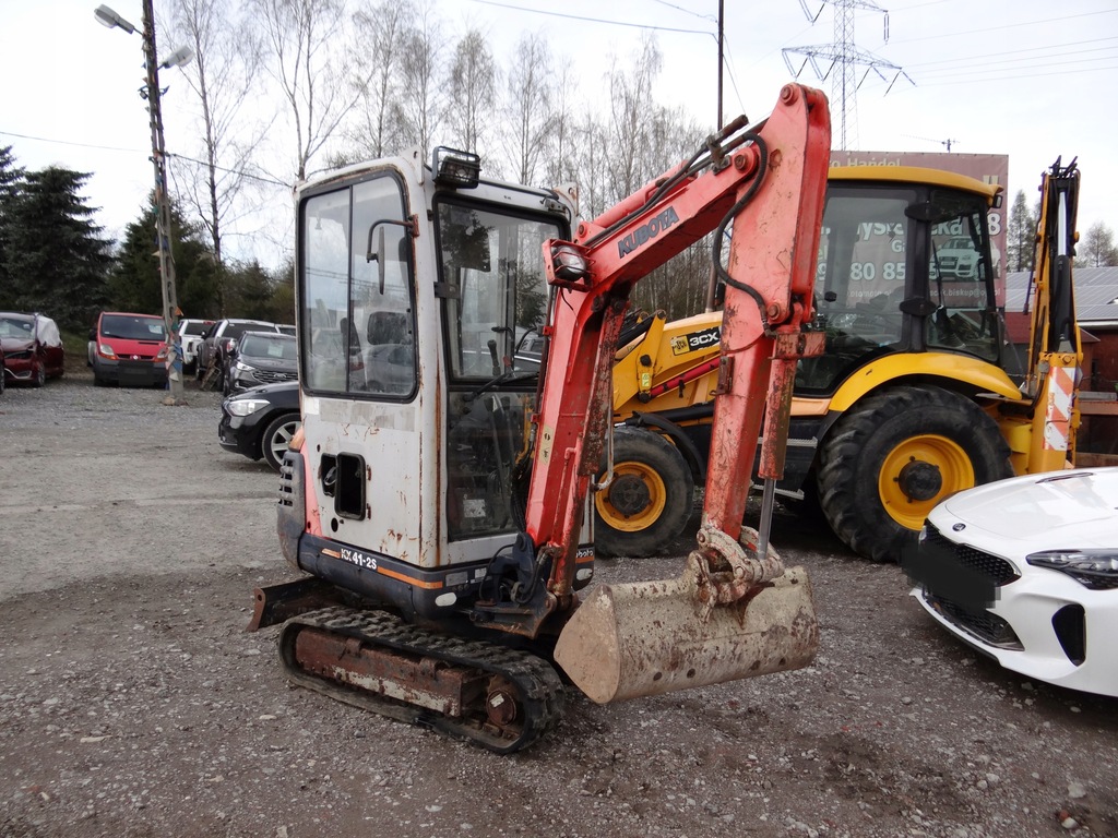 Minikoparka Kubota KX41-2S gąsienice ciepła kabina - 13560391376 - oficjalne archiwum Allegro