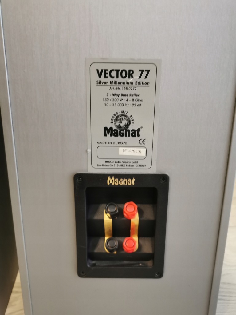 Kolumny Magnat Vector 77 Silver Millenium Edition - 13540273051 ...