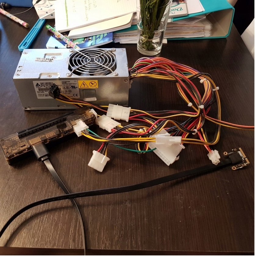 EXP GDC eGPU mPCIe - Zewnętrzna karta + ZASILACZ - 8465385776 ...