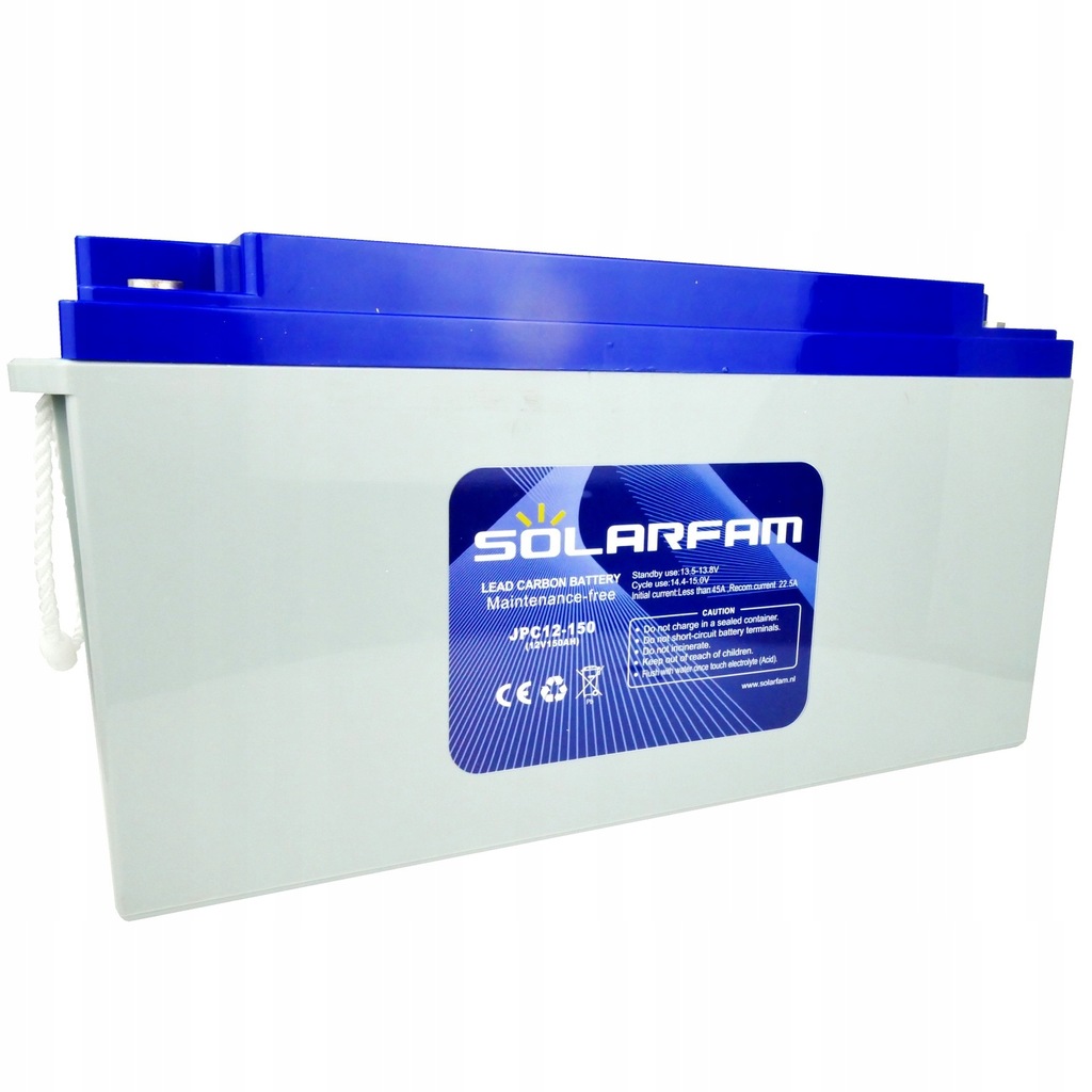 Akumulator SOLARFAM JPC12-150 LEAD CARBON WĘGLOWY - 13128736008 ...