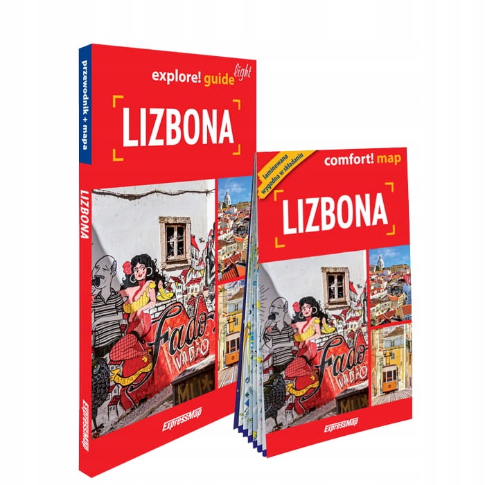 Lizbona Light (2w1) mapa i przewodnik ExpressMap - 12476829484 - oficjalne archiwum Allegro