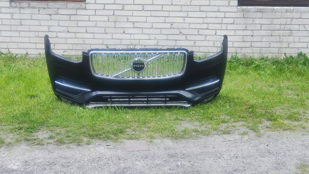 VOLVO XC90 II ZDERZAK PRZÓD PRZEDNI KOMPLETNY 6 PDC SPRYSKI HALOGENY ...