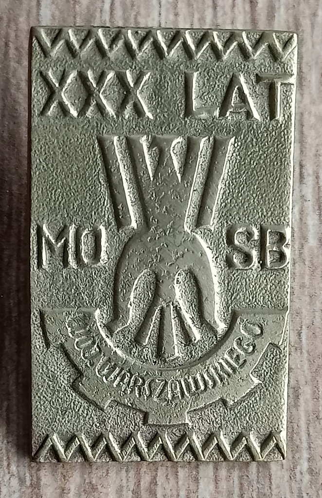 Odznaka XXX LAT MO SB Milicja złota - 13185288087 - oficjalne archiwum Allegro