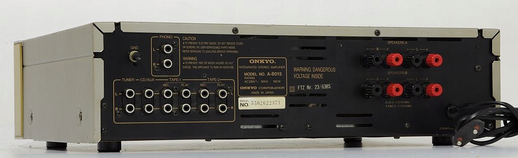 ONKYO INTEGRA A-8015 ZNAKOMITY WZMACNIACZ STEREO - 12697574979 - oficjalne archiwum Allegro