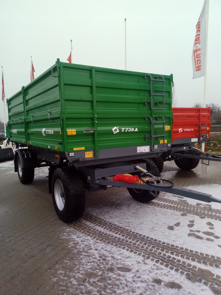 PRZYCZEPA ROLNICZA METAL-FACH 14TON T739 OD RĘKI - 7785717740 - oficjalne archiwum Allegro