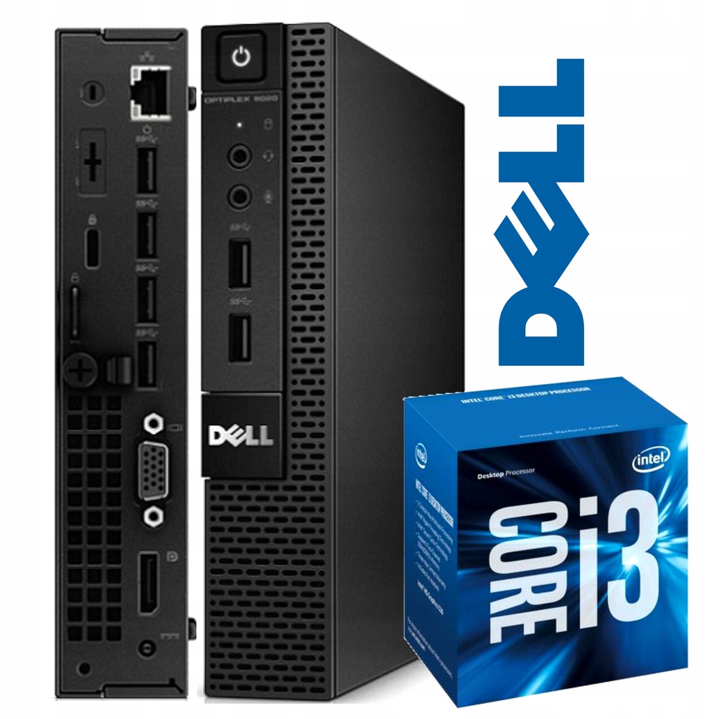 Mini Dell Tiny PC 9020 i3 4G 4GB 320HDD DP W11 - 13780593628 ...