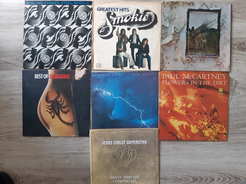 Rolling Stones Led Zeppelin Scorpions Dire Straits - 12232349396 ...