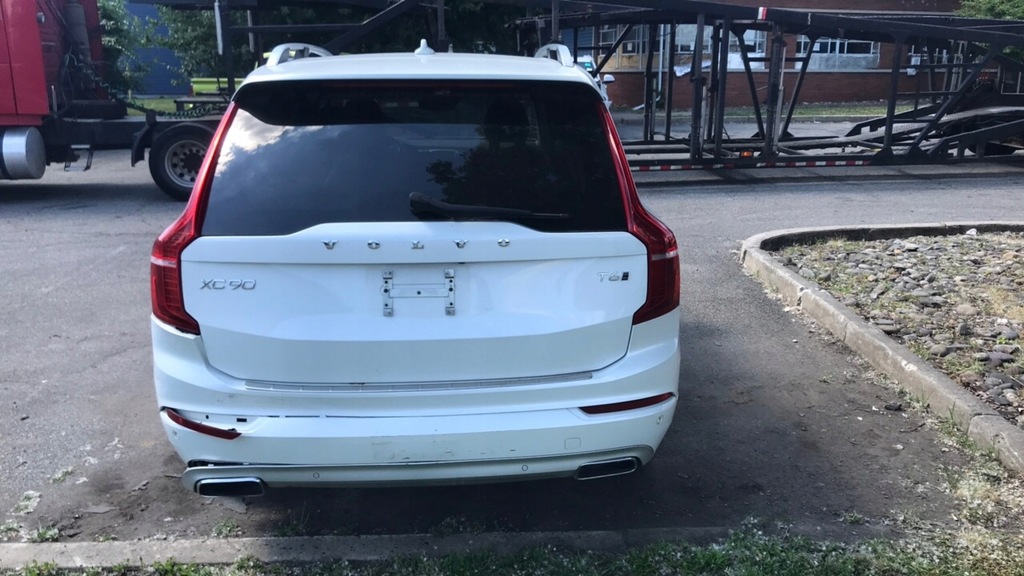 VOLVO XC90 707 16-23r ZDERZAK TYLNY KOMPLETNY MOMENTUM 6 CZUJNIKÓW PDC ...