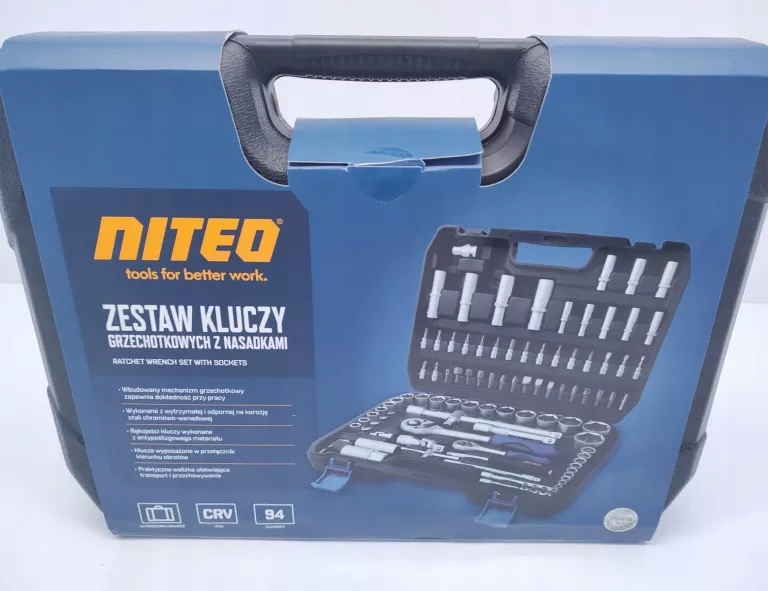 ZESTAW KLUCZY NASADOWYCH NITEO 94 EL - 12822772166 - oficjalne archiwum Allegro
