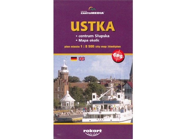 USTKA plan miasta mapa 1:8 500 CartoMedia - 7262088088 - oficjalne ...