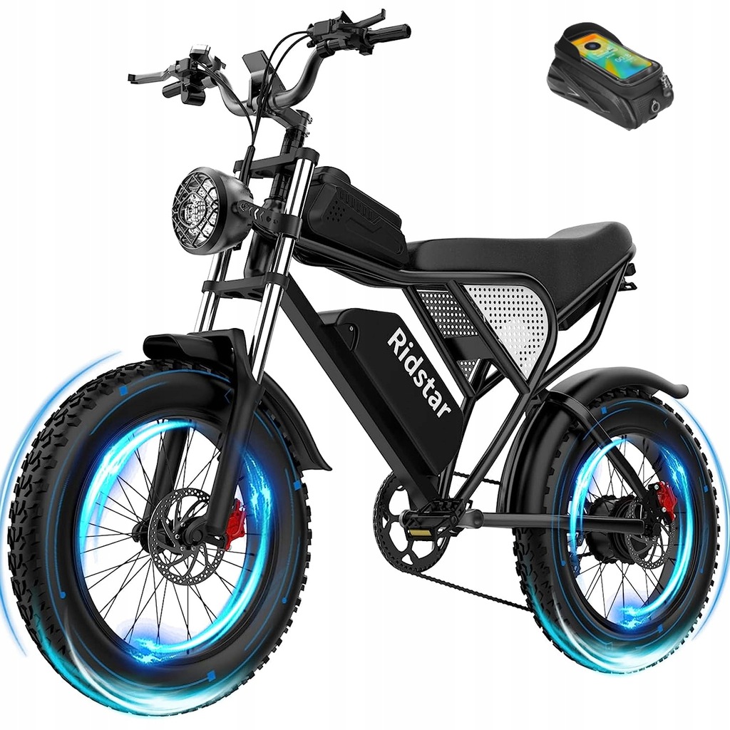 Rower elektryczny Off-road Electric Bike 20Ah 50km/h 120km 1500W rama ...