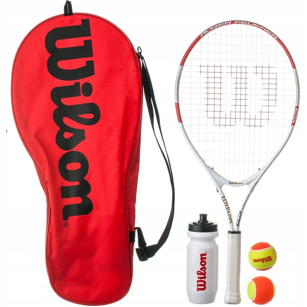 Zestaw Wilson Rakieta Roger Federer Starter Set 25 - 13121268859 ...