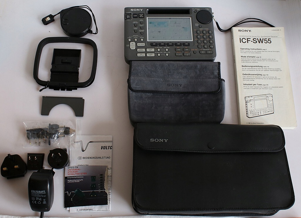 SONY ICF-SW55 Wide World Receiver Portable Radio - 8279196523 ...