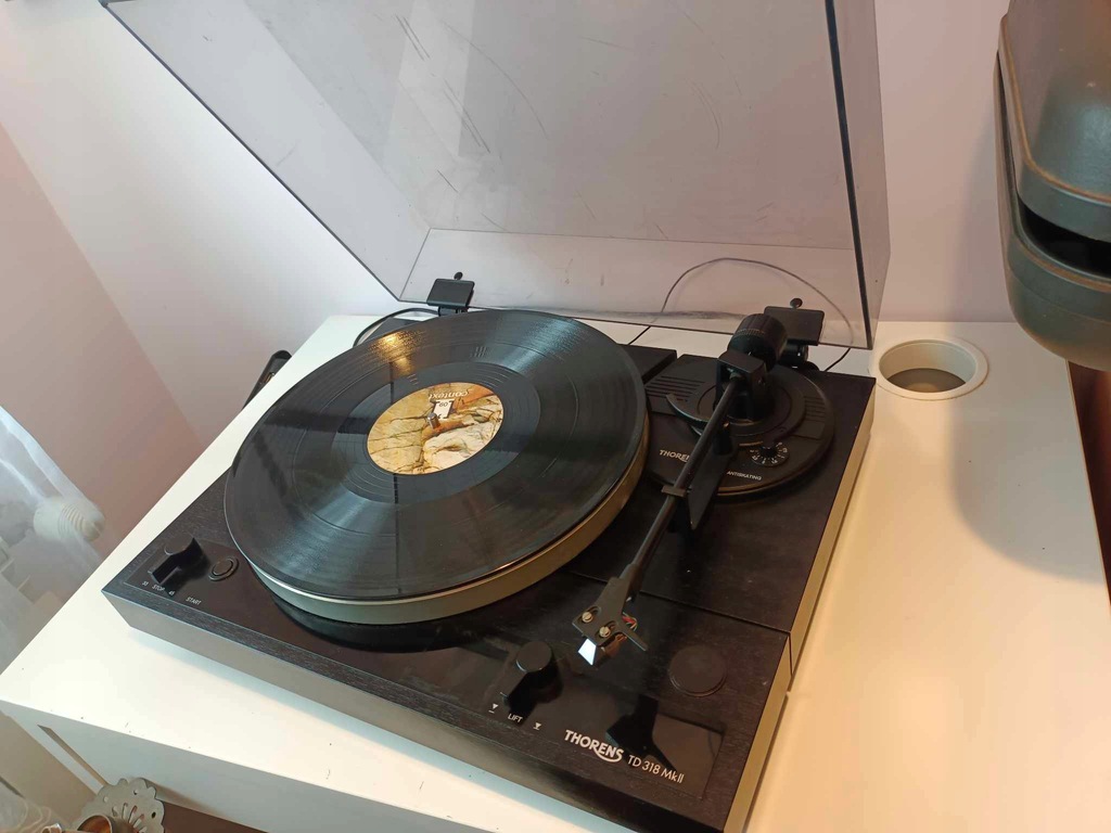 Gramofon Thorens TD 318 MK II wkładka pioneer pc50 - 14088531602 ...
