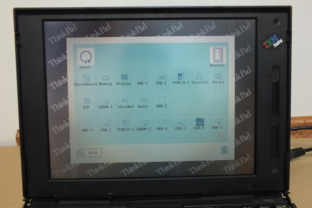 Stary laptop IBM Thinkpad 760EL type 9547 zasilacz - 11763776306 ...