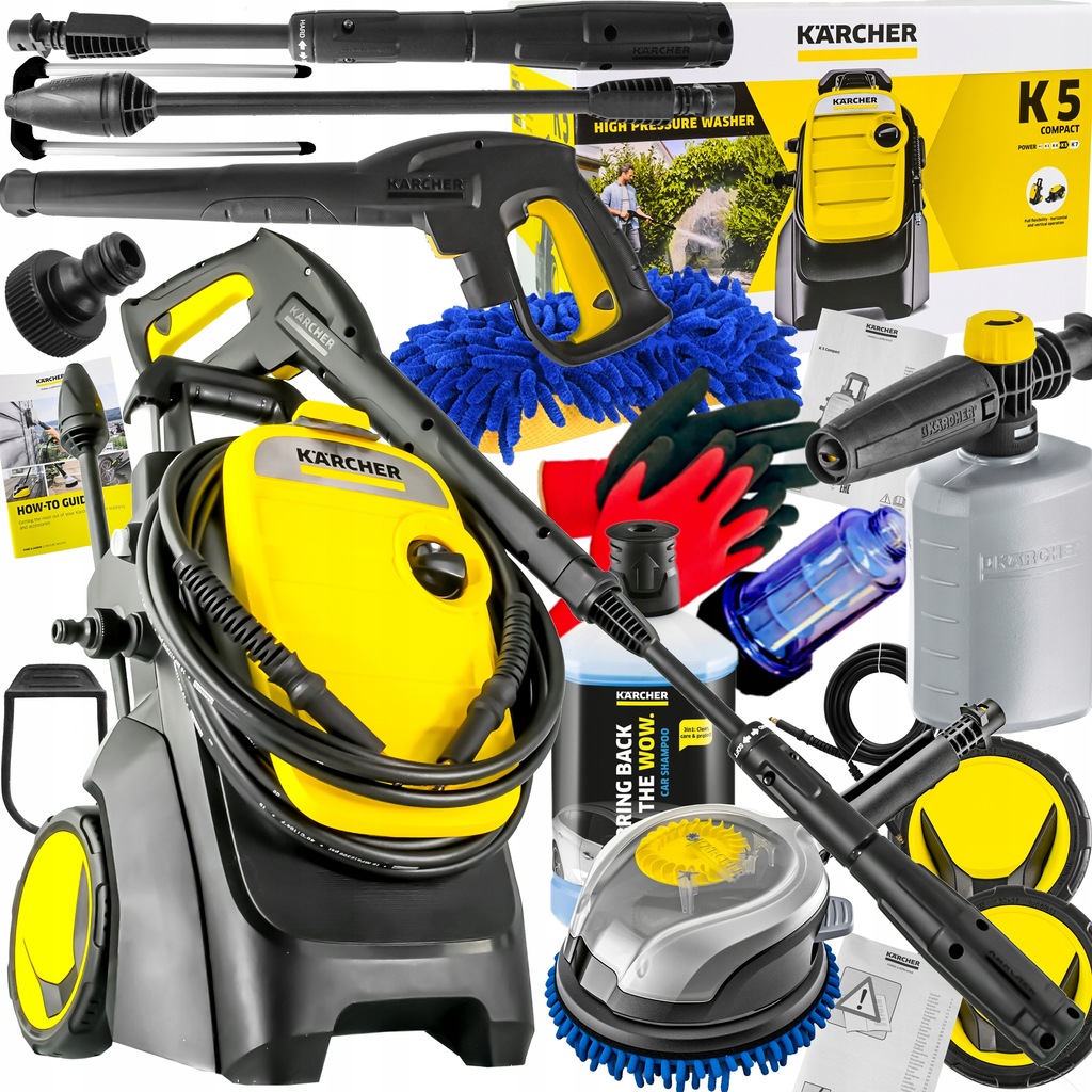 KARCHER K5 COMPACT MYJKA CIŚNIENIOWA MEGA ZESTAW - 10514366974 - oficjalne archiwum Allegro